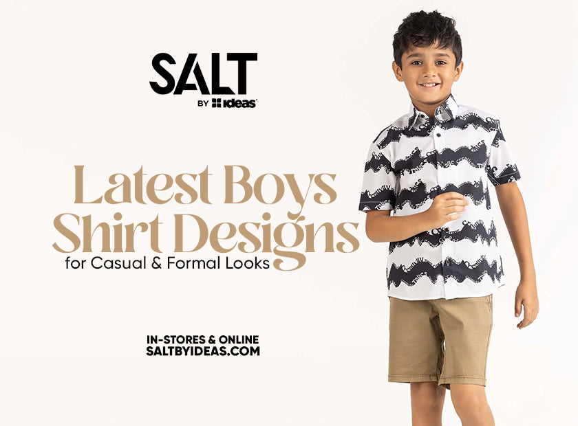 Latest Boys' Shirt Designs for Casual and Formal Looks