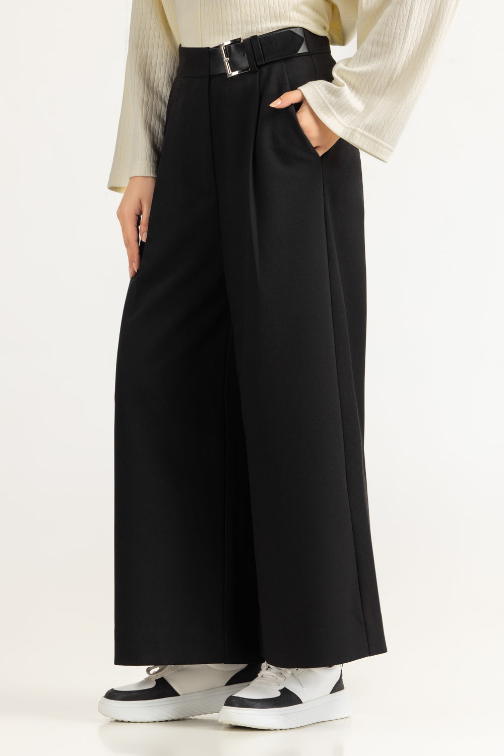 Straight Fit Pant WM-TRC-SS26-605 | GulAhmed