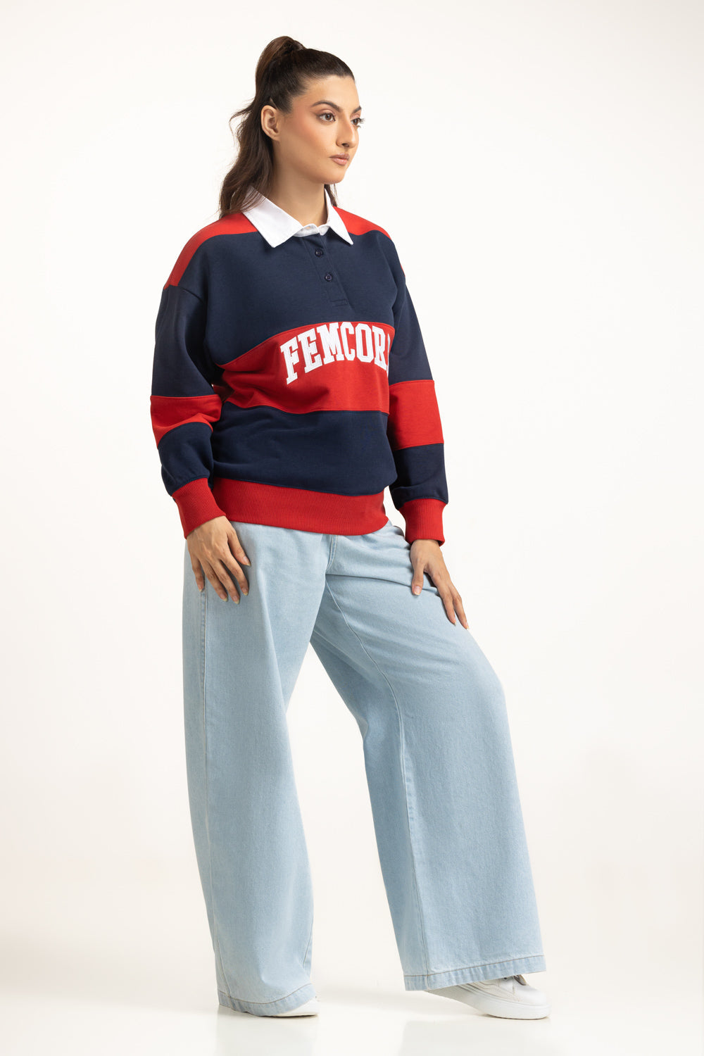 Regular Fit Sweatshirt WM-SWS-WS25-125 | GulAhmed